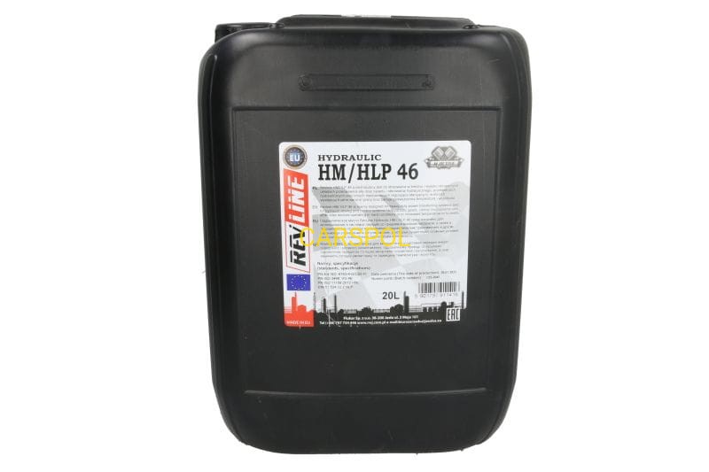 OLEJ HYDRAULICZNY REVLINE HM/HLP 46 20L CARSPOL CZĘŚCI ZAMIENNE DO ...
